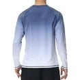 Tyhengta Men's Long Sleeve Swim Shirts Rashguard UPF 50+ UV Sun Protection Shirt Athletic ...