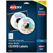 Avery Matte White CD Labels, Printable, Easy Peel, Inkjet Compatible ...