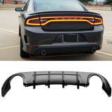 Vicrez Genali Rear Diffuser Add-on vz101399 | Dodge Challenger 2015 ...
