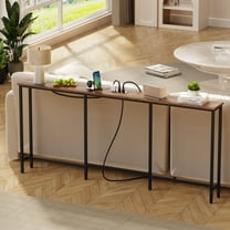 "MONVANE 70"" Modern Living Room Furniture, Long Console Entryway Sofa ...