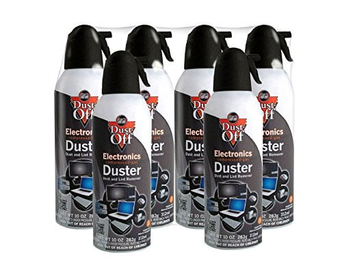 Dust-Off Disposable Compressed Gas Duster, 10 oz Cans, 6 Pack - Walmart.com