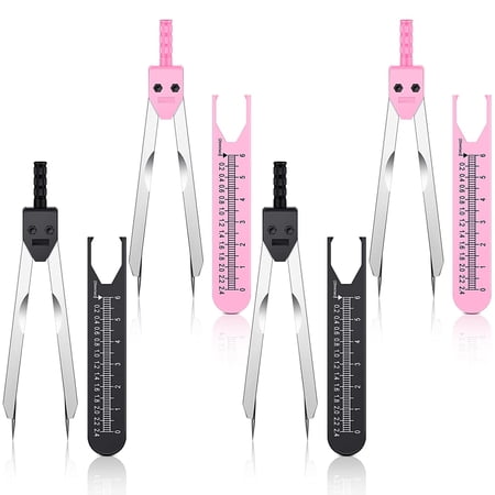 4 Pieces EKG Caliper ECG Calipers Measuring Tool with Ruler ...