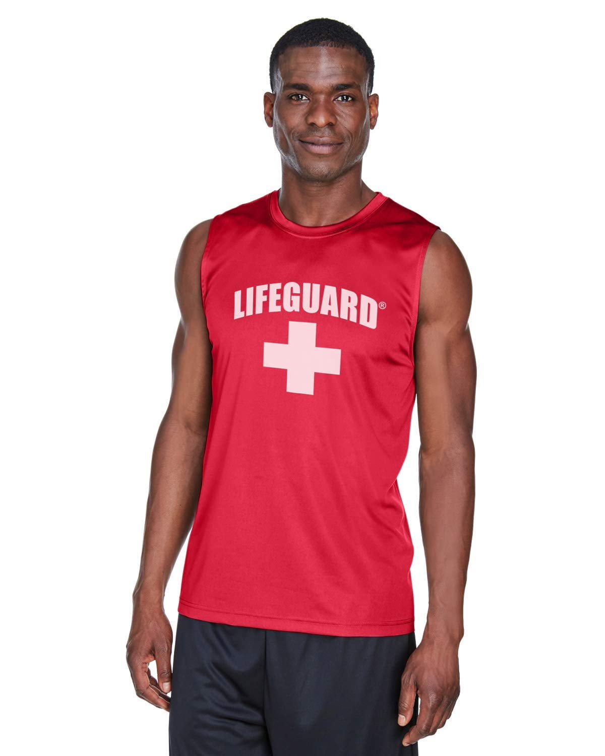 LIFEGUARD Officially Licensed Mens Performance Active Muscle Tank ...