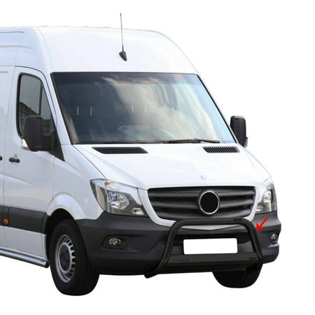 For Mercedes-Benz Sprinter 2014-2018 Black Bull Bar Front Bumper Grill ...