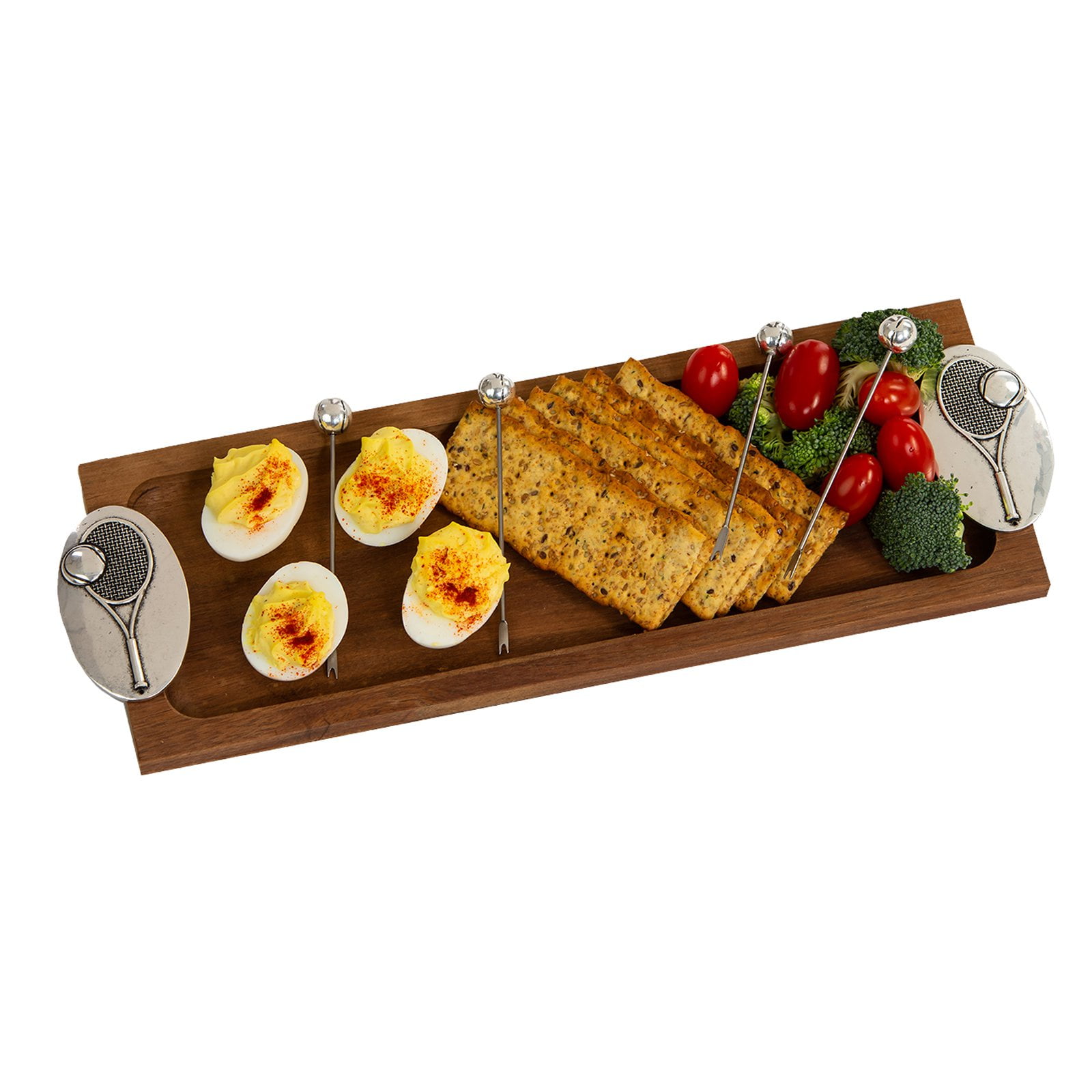 Picnic Plus Tennis Foodie Bites Serving Tray - Walmart.com