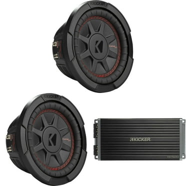 "Kicker Comp C12 Car Audio Triple 12"" Subwoofer Powered 1800 Watt Sub ...