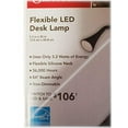 Sunbeam Black Flexible LED Desk Lamp - 3.2W Energy Used, 4000K, 36,000 ...