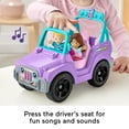 Little People, Barbie Beach Cruiser Toy Car with 2 Figures - Walmart.com