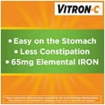 Vitron-C High Potency Iron Supplement with Vitamin C, 60 Coated Tablets ...