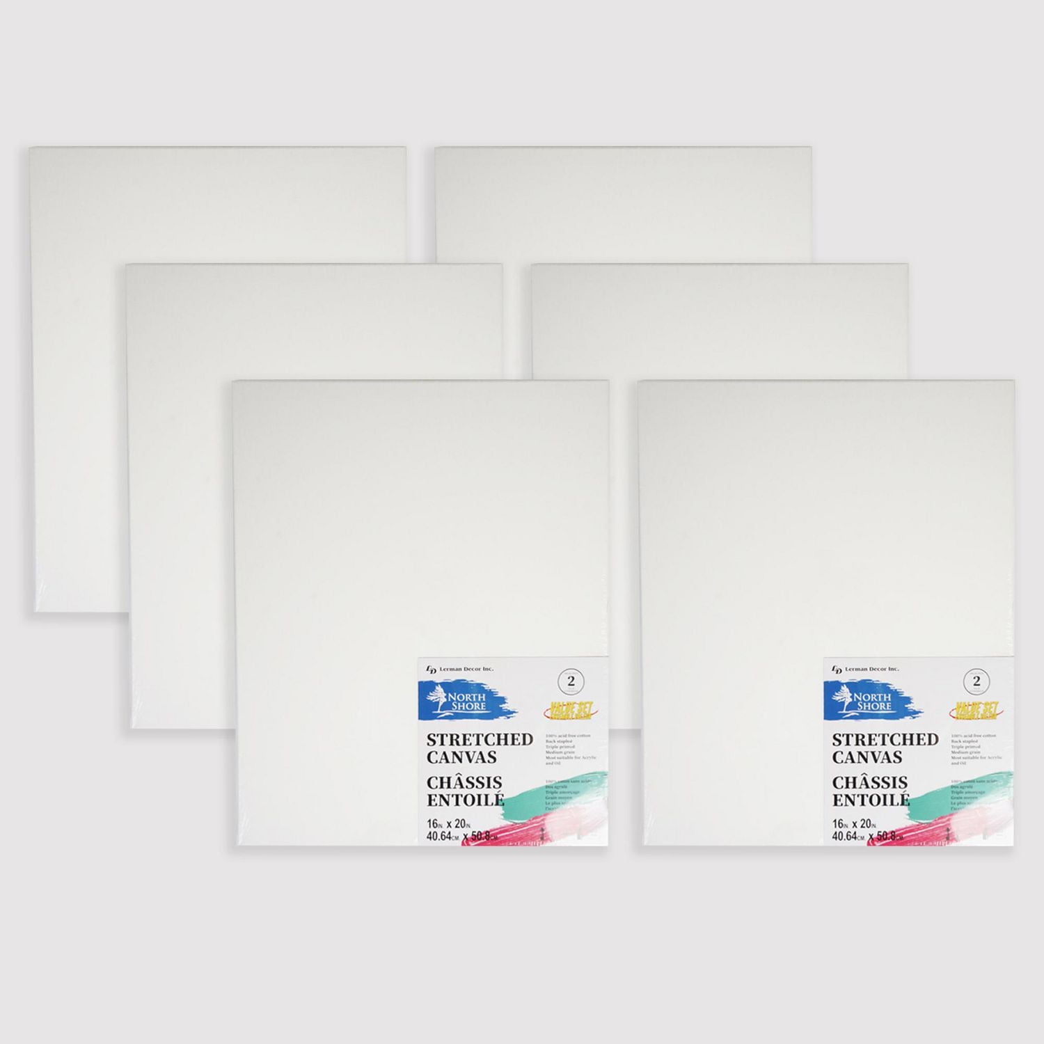 Click here for North Shore 6 Pack 16X20 Stretched Canvas 16 In X... prices