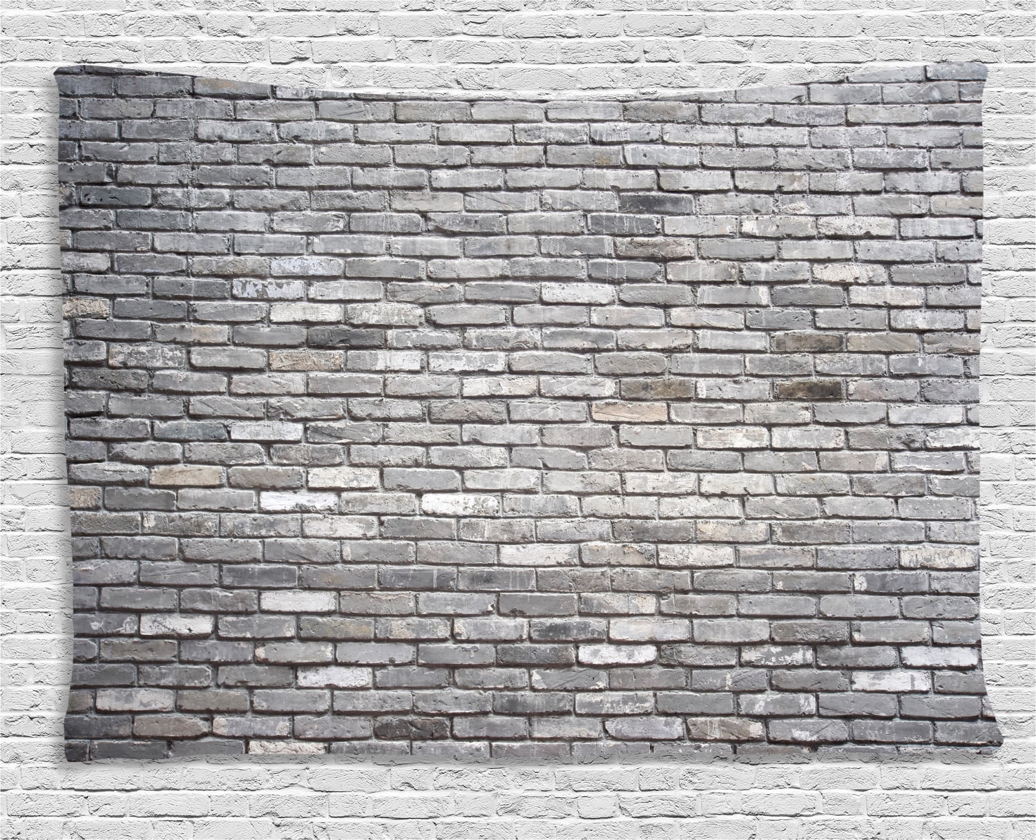Grey Tapestry, Image of an Aged Old and Rough Brick Wall Obsolete ...