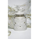 Handcrafted Ceramic White Doves Candle Jar Holder 4.75In Wedding ...