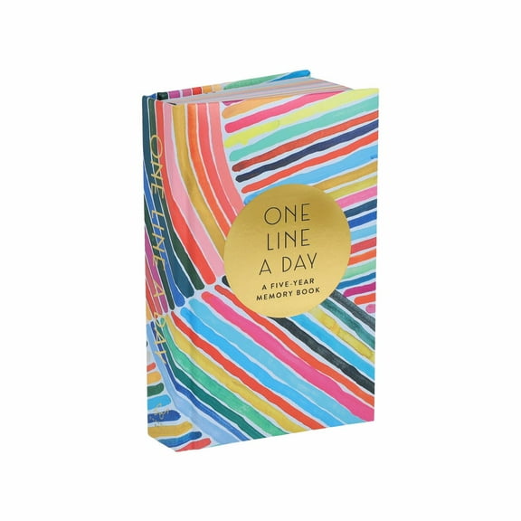 One Line a Day Navy Stripes Mini One Line a Day: A One-Year Memory Book ...