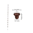 Rain Chains for Gutters Copper Rain Catcher Chain Decorative Downspout ...