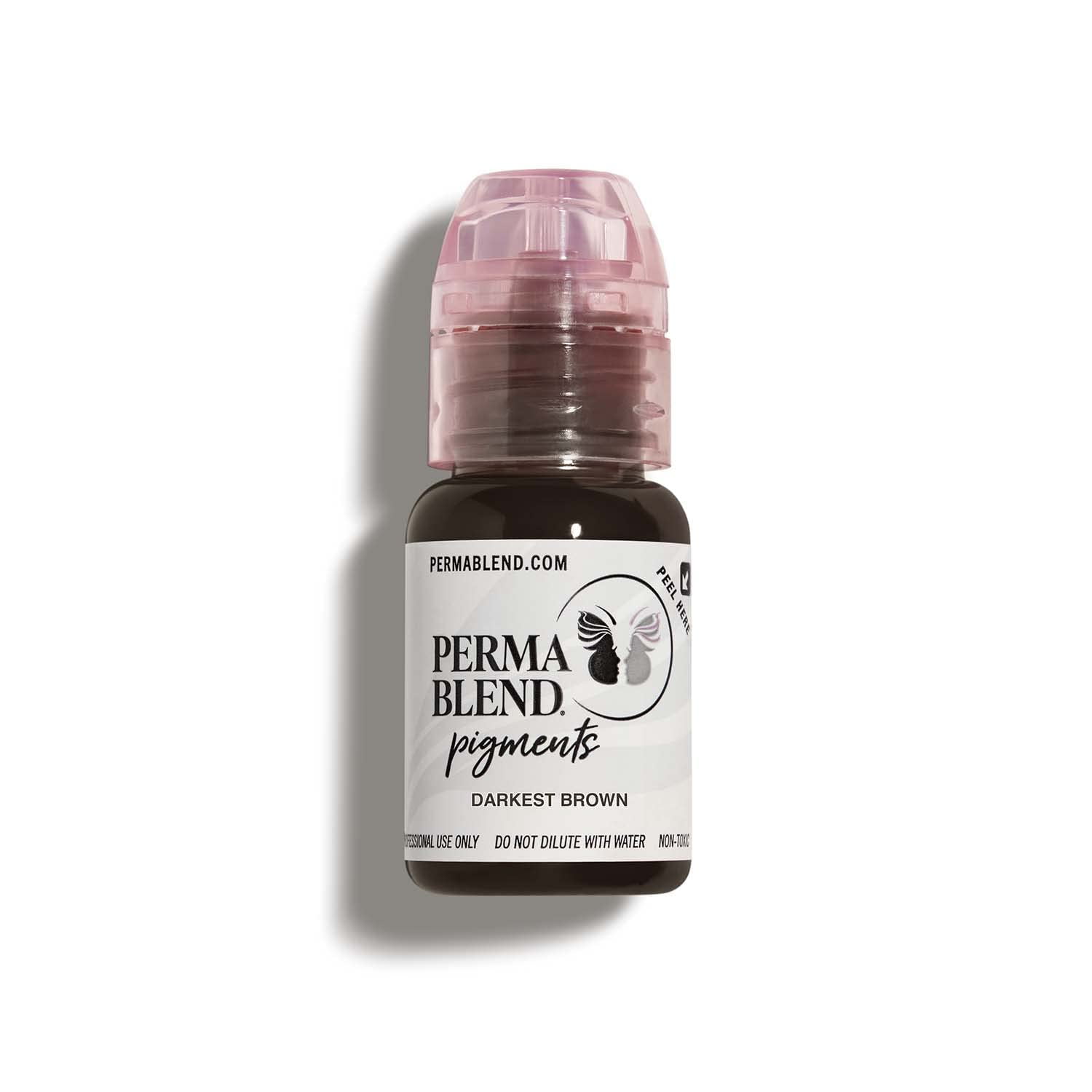 Perma Blend Microblading Ink - Darkest Brown for Permanent Eyeliner, Professional Tattoo Ink ...