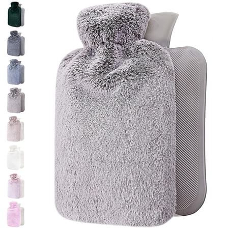 Thermos Rubber (1l) Hot Water Bottle With Soft Lid For Cramps, Pain ...