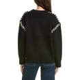 English Factory womens Whipstitch Sweater, m, Black - Walmart.com