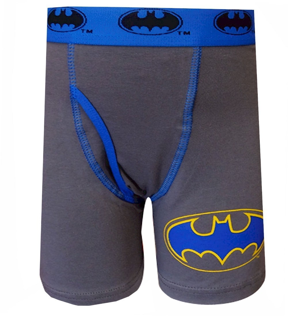 Batman - DC Comics Batman Gray Logo Boxer Briefs - Walmart.com ...