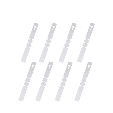 EXPLOSIVE 100pcs Plastic Plant Tags, Rolled Up Hanging Plant Tags ...