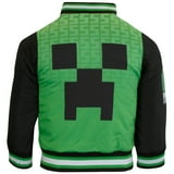 Minecraft Creeper Bomber Jacket for Boys (Sizes 4-18) - Walmart.com