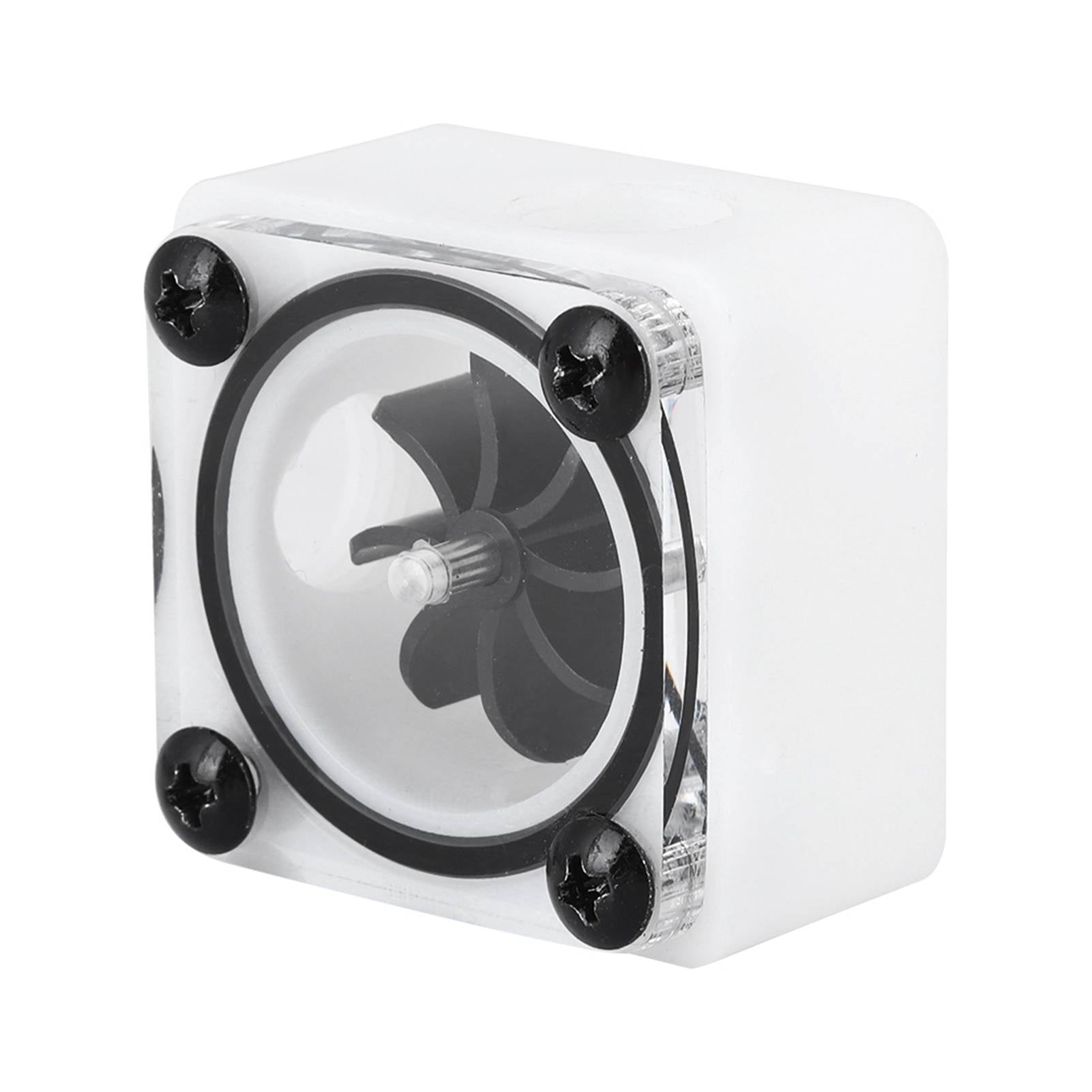 G1/4 Thread Revolving Speed Water Cooling Meter Indicator Impeller PC ...