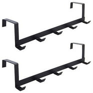 Mainstays 14 1/2 in. Wall Mounted Metal Hook Rack, 5 Single Hooks ...