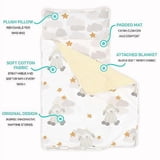 JumpOff Jo Standard Toddler Nap Mat Sleeping Bag for Preschool, 43 x 21 ...