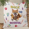 Back to School Cute Shiba Inu Quilt Blanket Shibas Dog Lovers Gifts ...