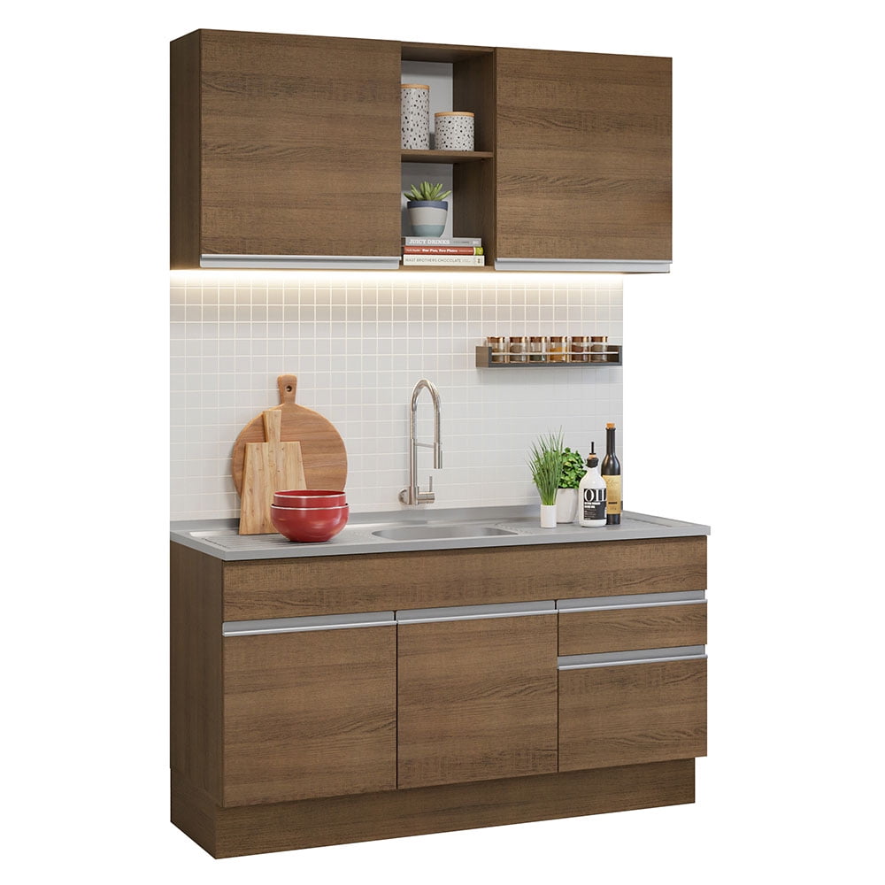 Cocina Integral Modular Madesa Glamy con Tarja 150cm MM | Walmart en línea