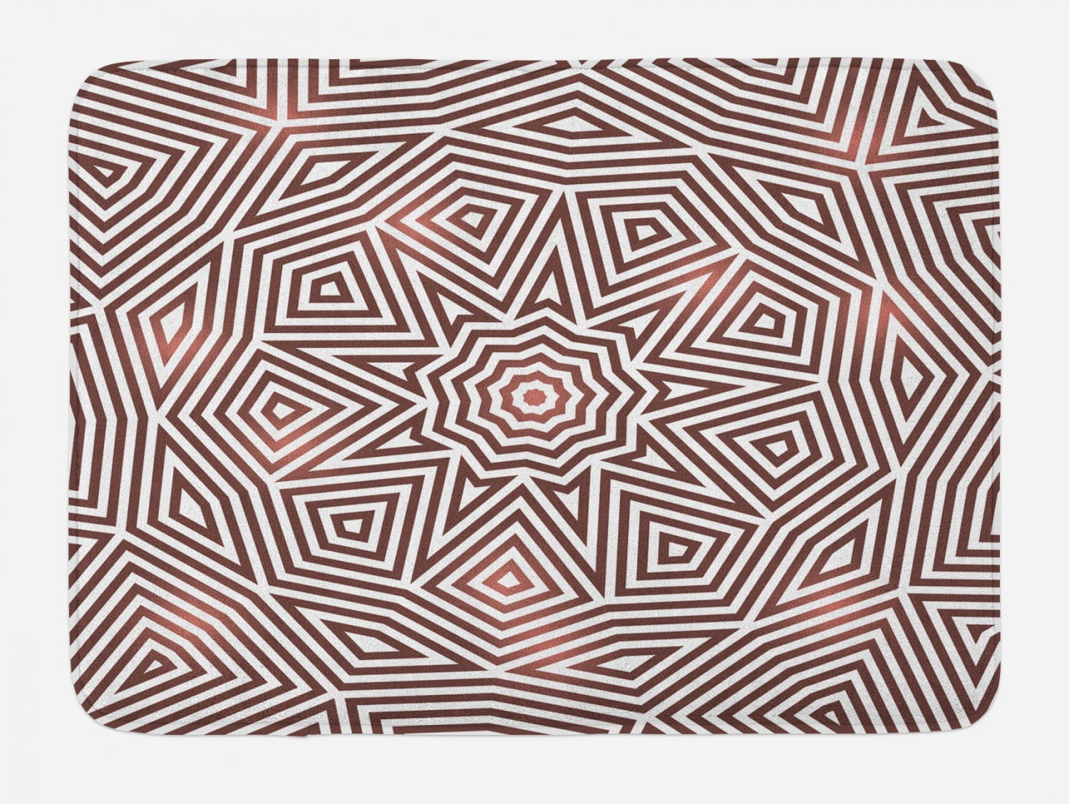 Celtic Bath Mat, Radiant Celtic Baroque Patterns with Diagonal and ...