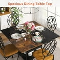 Tribesigns 47" Square Dining Table for 4, Wood Kitchen Table with ...