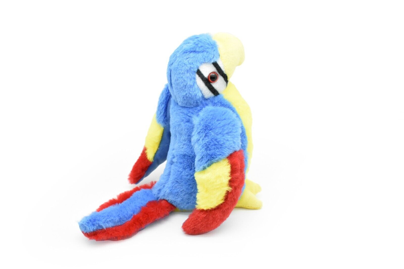 Parrot, Blue, Realistic Stuffed Bird Soft Toy Educational Kids Gift ...