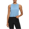 Sheghy Womens Workout Tops Summer Casual Ribbed Backless Yoga Fitness ...