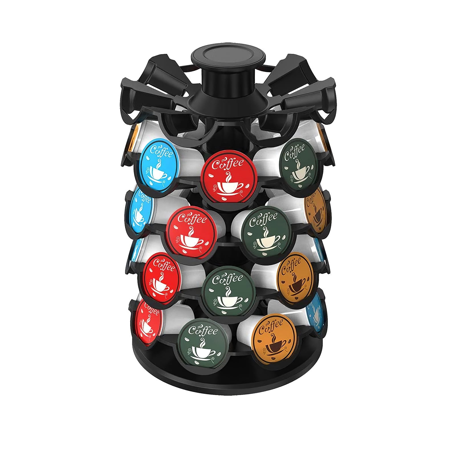 Buy K Cup Storage Rack K Cup Capsule Holder Cup Carousel 40 Cup Pods ...