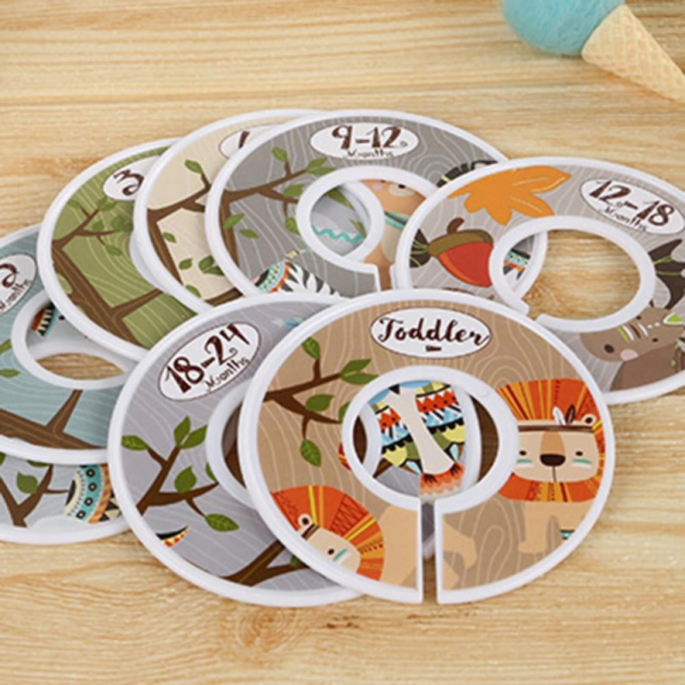 Buy Jolly Baby Closet Dividers – Set of 6 Baby Closet Size Dividers ...
