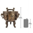 Design Toscano Dragon Temple Faux Incense Sensor Urn - Walmart.com