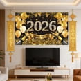 Balloon Pattern Banners For 2026 New Year Eve Celebration For ...