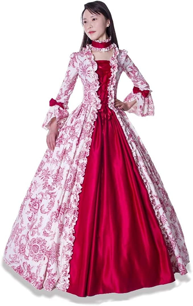 KEMAO Rococo Victorian Baroque Marie Antoinette Dresses 18th Century ...