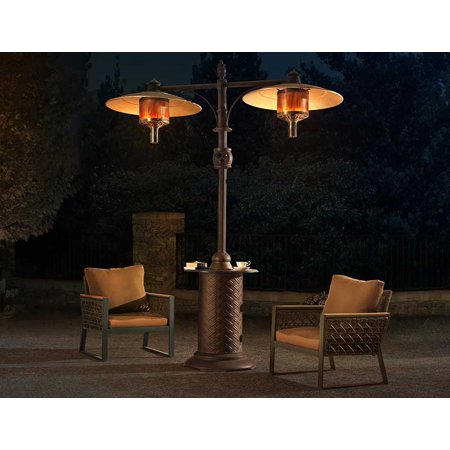 Sunjoy Forge Dual Head LP Patio Heater - Walmart.com