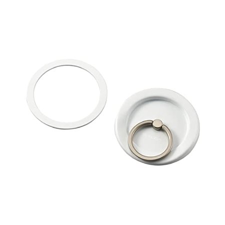 Elecom Smartphone Ring Magnet Fall Prevention Flat Metal Plate Included ...