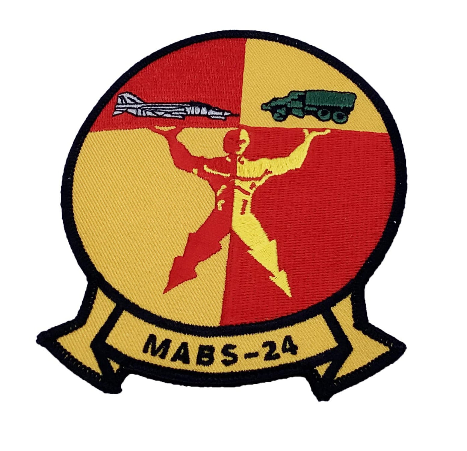 Marine Corps MABS-24 Patch - Plastic Backing - Walmart.com