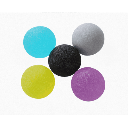 5 Resistance Levels Stress Relief Ball Multiple Resistance Therapy Exercise Gel Squeeze Balls ...