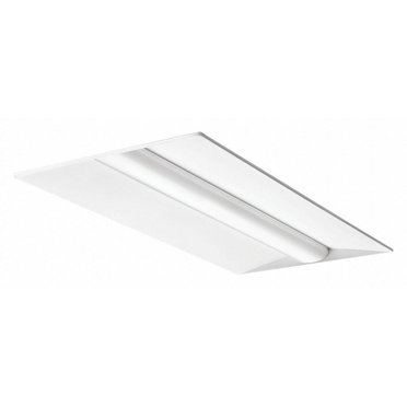 Lithonia Lighting Recessed Troffer,4 ft L,4979 lm,38.5W 2FSL4 48L EZ1 ...