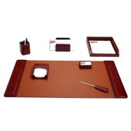 Artistic Executive Desk Pad with Leather-Like Side Panels, 24 x 19 ...