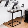 Gymax 26'' Computer Bedside End Table, C Table for Home Office ...