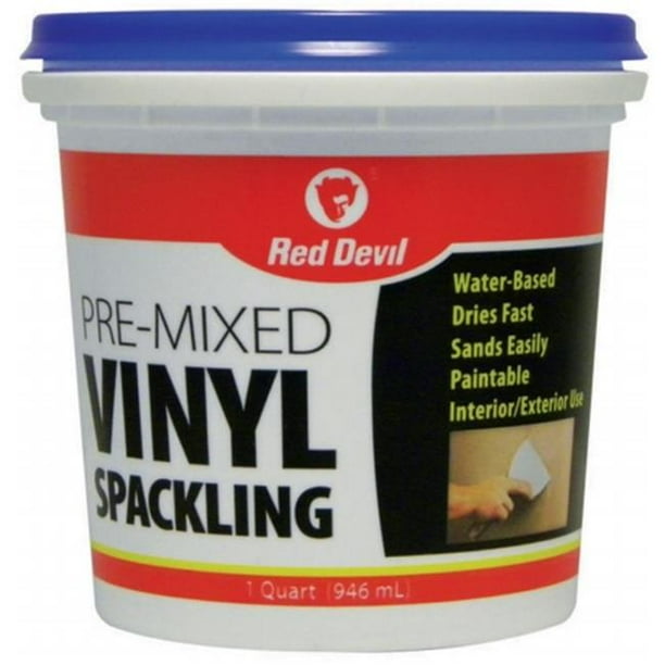 Red Devil Vinyl Spackling Compound Wall Filler 32 oz. - Walmart.com