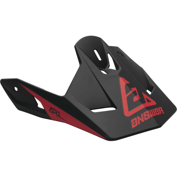 Answer Visor for AR1 Bold Helmet - Black/Red - Walmart.com