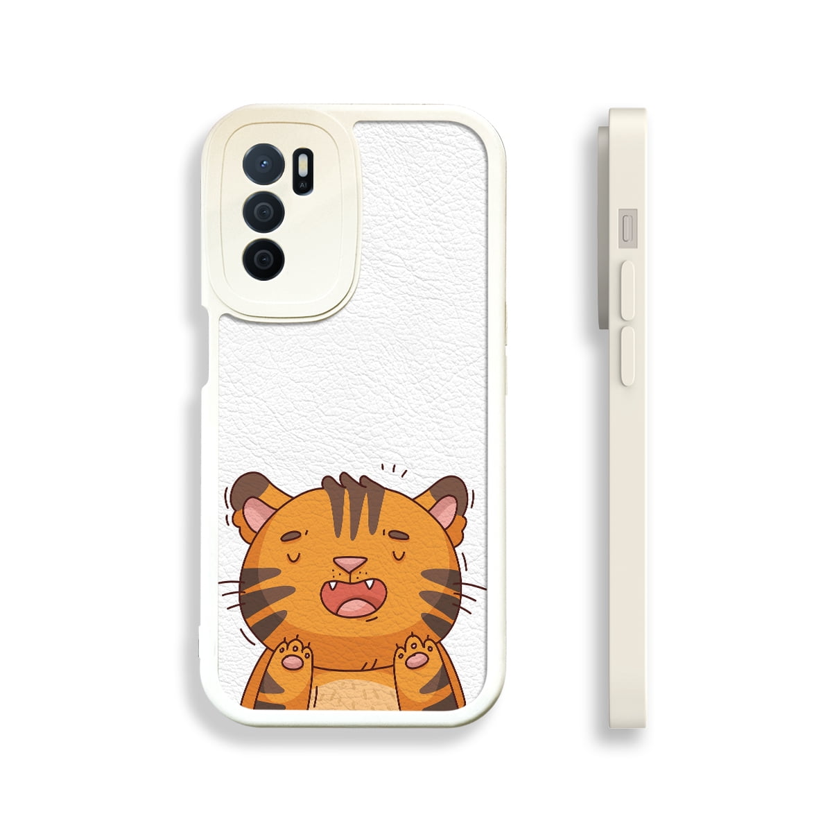 Destaca con una llamativa funda de teléfono plateada mate con diseño de ...