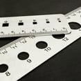 Accurate Stainless Steel Ruler With Round Square Holes For Accurate ...