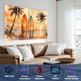 8 Pack Art Acoustic Panels Sound Absorbing Surfers Paradise Sunset Palm ...